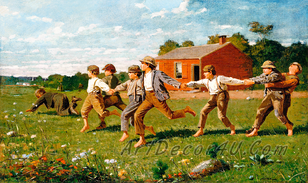 Winslow Homer Snap The Whip Download